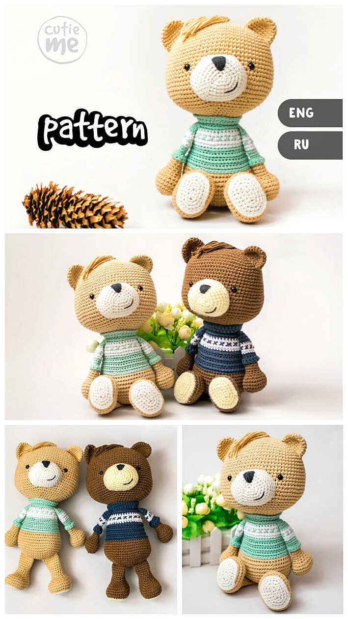 Amigurumi Plush Bear Free Pattern - Amigurumi