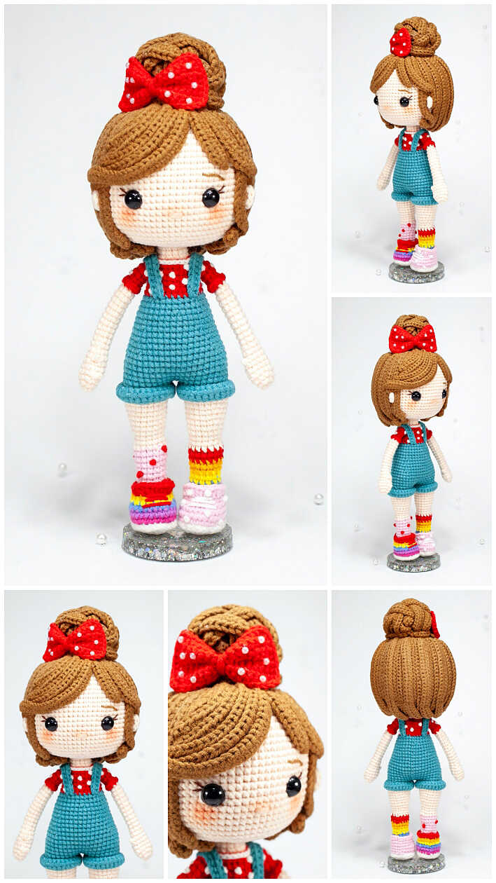Farm Girl Emma Doll Amigurumi Free PDF Pattern - Amigurumi