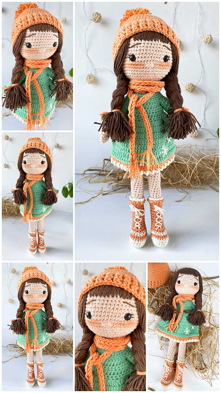 Farm Girl Emma Doll Amigurumi Free PDF Pattern - Amigurumi