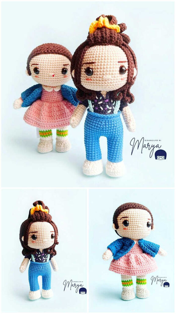 Farm Girl Emma Doll Amigurumi Free PDF Pattern - Amigurumi