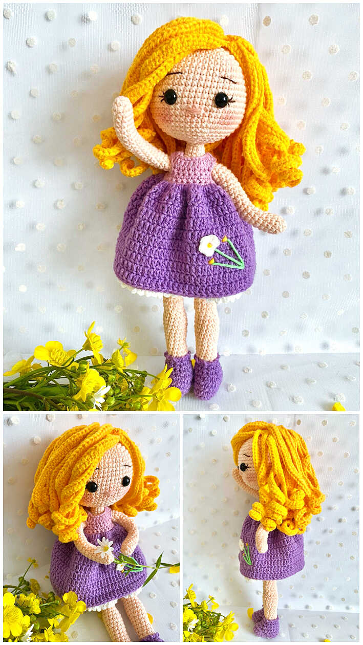 Farm Girl Emma Doll Amigurumi Free PDF Pattern - Amigurumi