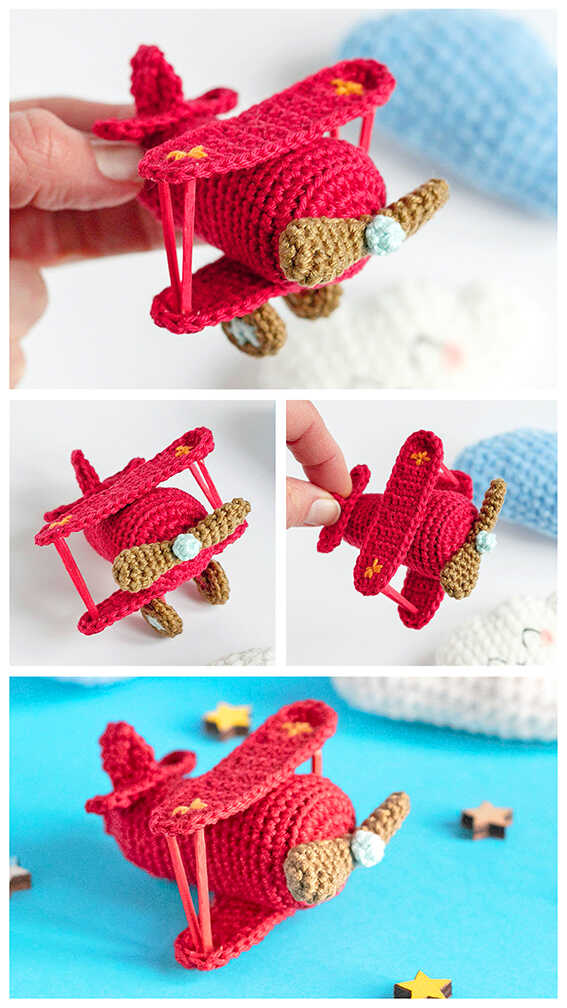 Amigurumi Airplane Crochet PDF Free Pattern - Amigurumi
