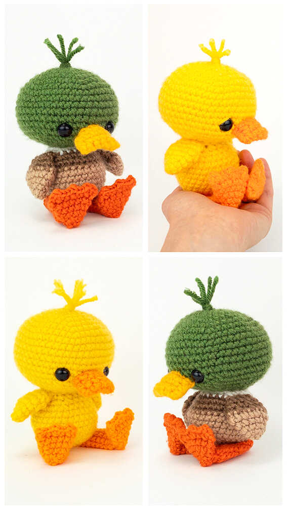 Crochet Duck Amigurumi Free PDF Pattern - Amigurumi