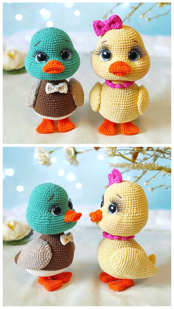Crochet Duck Amigurumi Free PDF Pattern - Amigurumi