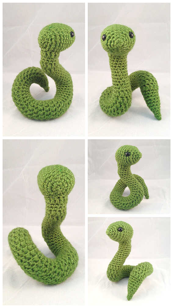 Cute Snake PDF Amigurumi Crochet Free Pattern - Amigurumi