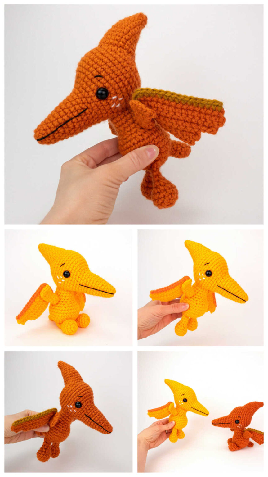 Amigurumi Dinosaur PDF Crochet Free Pattern - Amigurumi