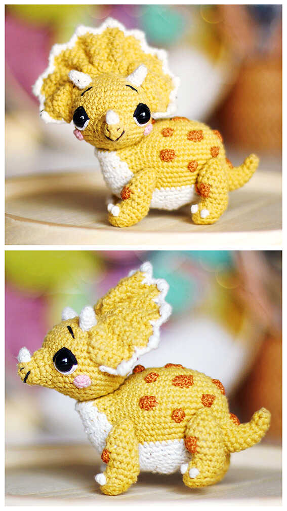 Amigurumi Dinosaur PDF Crochet Free Pattern - Amigurumi