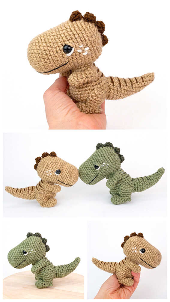 Amigurumi Dinosaur PDF Crochet Free Pattern - Amigurumi