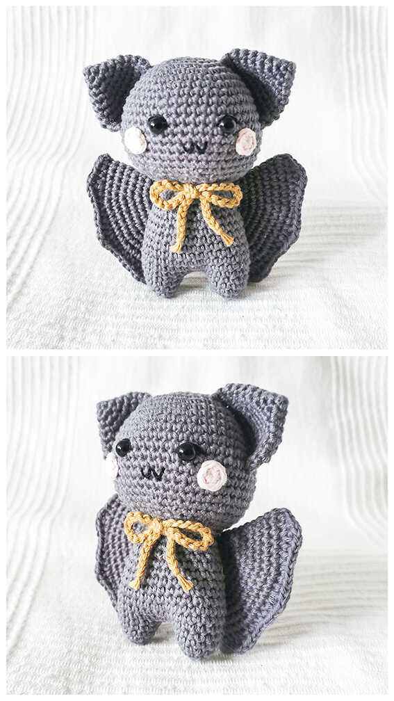 Crochet Cute Bat Amigurumi PDF Free Pattern - Amigurumi