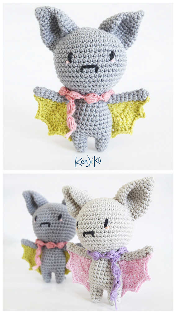 Crochet Cute Bat Amigurumi PDF Free Pattern - Amigurumi