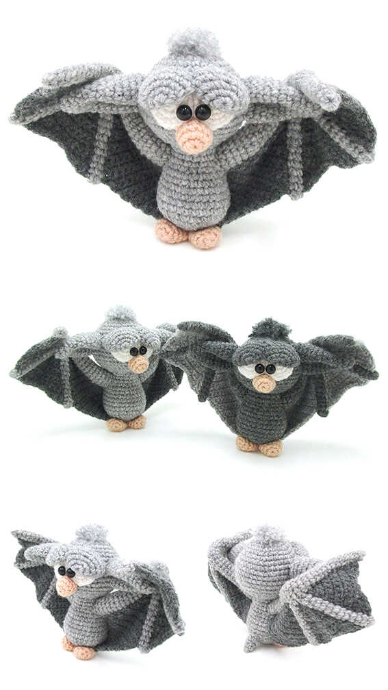 Crochet Cute Bat Amigurumi PDF Free Pattern - Amigurumi