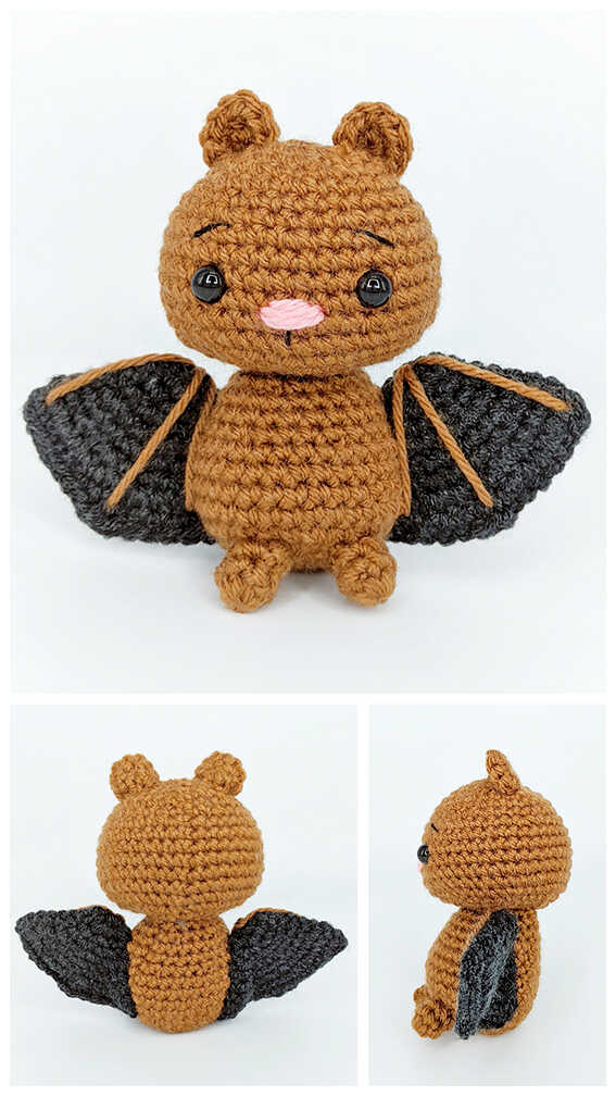 Crochet Cute Bat Amigurumi PDF Free Pattern - Amigurumi