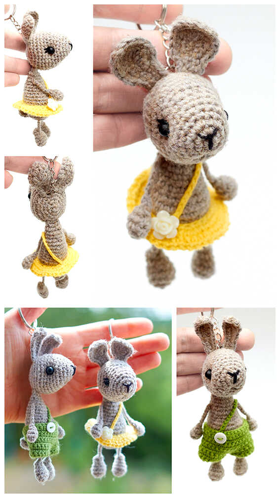 Crochet Keychain PDF Amigurumi Free Pattern - Amigurumi