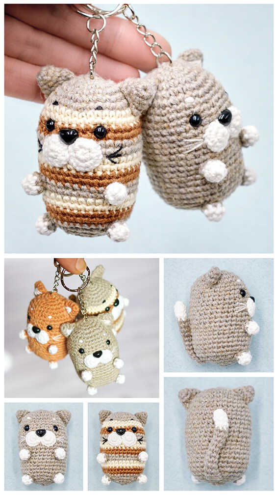 Crochet Keychain PDF Amigurumi Free Pattern - Amigurumi