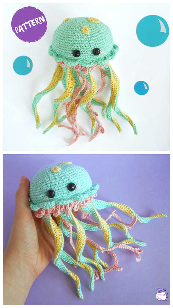 Crochet Little Jellyfish Amigurumi PDF Free Pattern - Amigurumi
