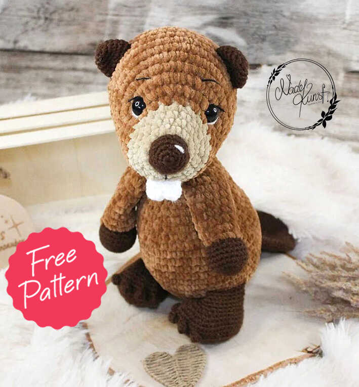 Amigurumi Beaver Crochet Free Pattern - Amigurumi