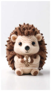 Hazel the Hedgehog Amigurumi Crochet Free Pattern - Amigurumi