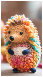 Hazel the Hedgehog Amigurumi Crochet Free Pattern - Amigurumi