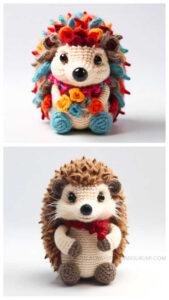 Hazel the Hedgehog Amigurumi Crochet Free Pattern - Amigurumi