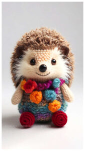 Hazel the Hedgehog Amigurumi Crochet Free Pattern - Amigurumi