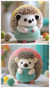 Hazel the Hedgehog Amigurumi Crochet Free Pattern - Amigurumi