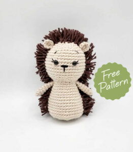 Hazel the Hedgehog Amigurumi Crochet Free Pattern - Amigurumi