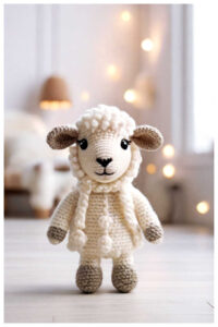Crochet Sheep Lou Amigurumi Free Pattern - Amigurumi