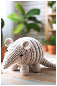 Amigurumi Ramón the Armadillo Free Crochet Pattern - Amigurumi