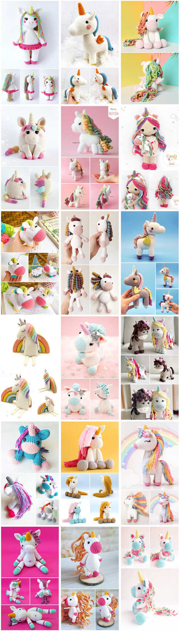 Amigurumi Unicorn Crochet Free PDF Pattern - Amigurumi