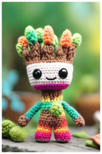 Amigurumi Groot Free Crochet Pattern - Amigurumi