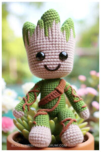 Amigurumi Groot Free Crochet Pattern - Amigurumi