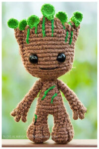 Amigurumi Groot Free Crochet Pattern - Amigurumi