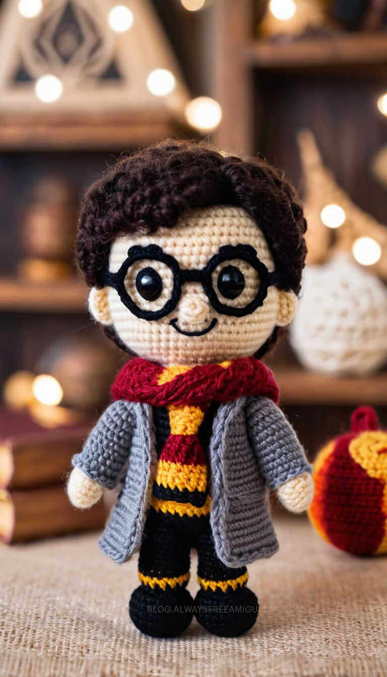Harry Potter Amigurumi Crochet Free Pattern - Amigurumi