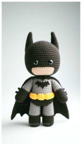 Crochet Batman Amigurumi Free Pattern - Amigurumi