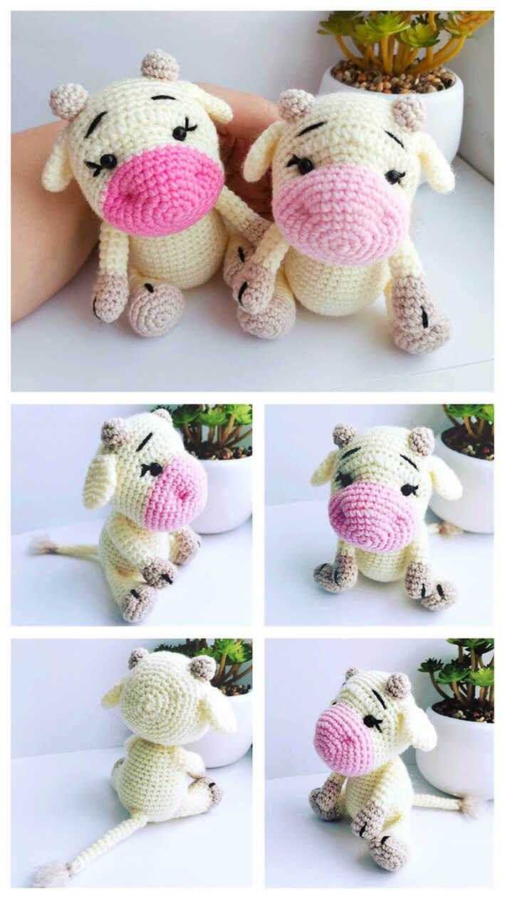 Amigurumi Cute Little Bull Crochet Free Pattern - Amigurumi