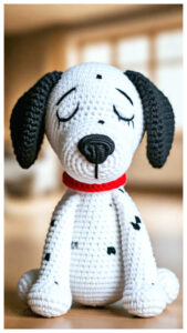 Dalmatian Dog Amigurumi Crochet Free Pattern - Amigurumi