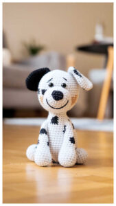 Dalmatian Dog Amigurumi Crochet Free Pattern - Amigurumi
