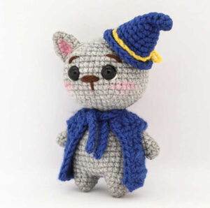 Amigurumi Wizard Cat Crochet Free Pattern - Amigurumi