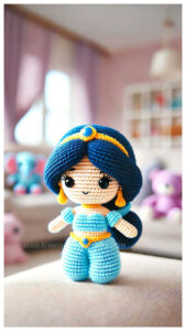 Amigurumi Princess Jasmine Doll Crochet Free Pattern - Amigurumi