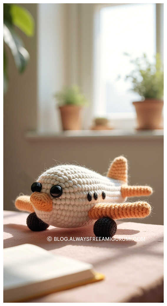 Crochet Airplane Amigurumi Free Pattern - Amigurumi