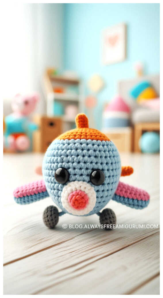 Crochet Airplane Amigurumi Free Pattern - Amigurumi