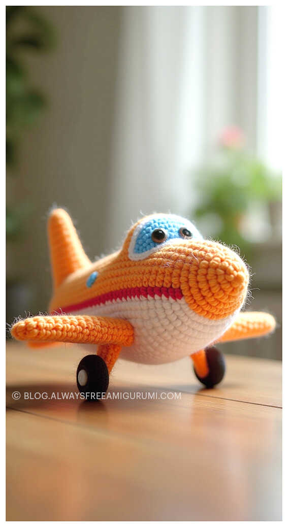 Crochet Airplane Amigurumi Free Pattern - Amigurumi