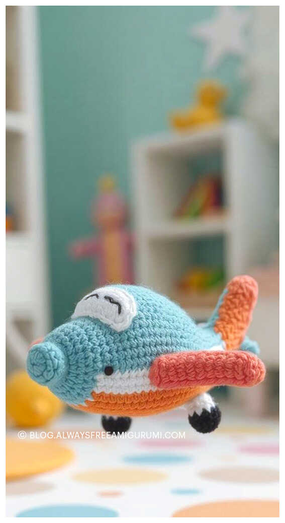 Crochet Airplane Amigurumi Free Pattern - Amigurumi