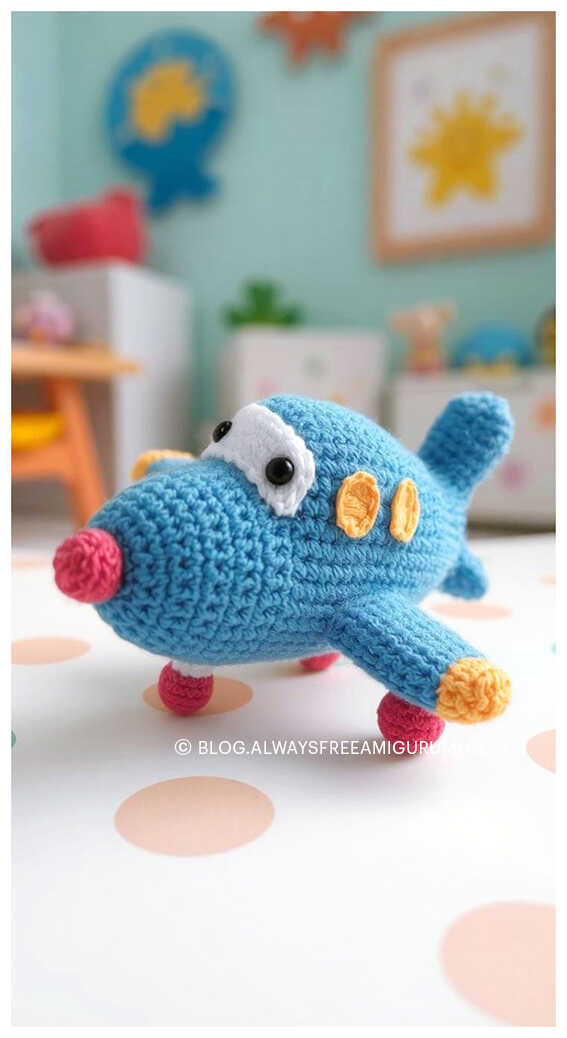 Crochet Airplane Amigurumi Free Pattern - Amigurumi