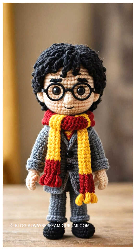 Amigurumi Harry Potter Free Crochet Pattern - Amigurumi