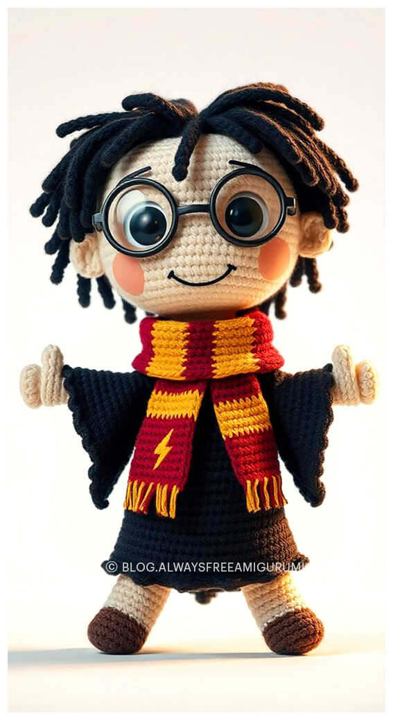 Amigurumi Harry Potter Free Crochet Pattern - Amigurumi
