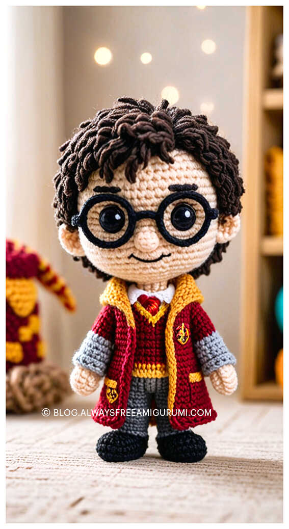 Amigurumi Harry Potter Free Crochet Pattern - Amigurumi