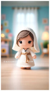 Amigurumi Virgin Mary Doll Crochet Free Pattern - Amigurumi