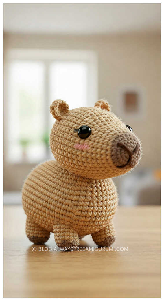 Amigurumi Capybara Crochet Free Pattern - Amigurumi