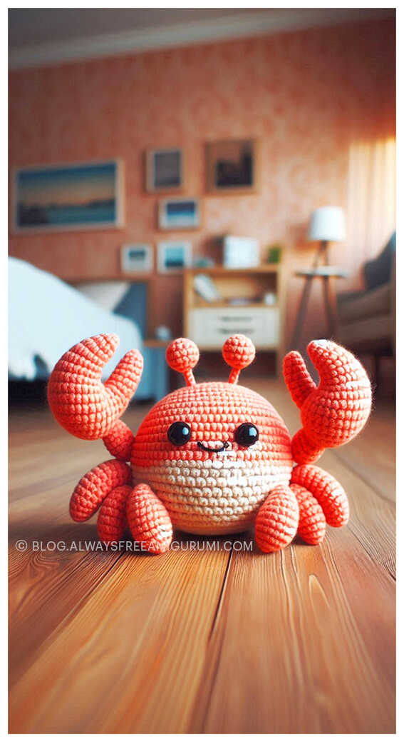 Amigurumi Crab Crochet Free Pattern - Amigurumi